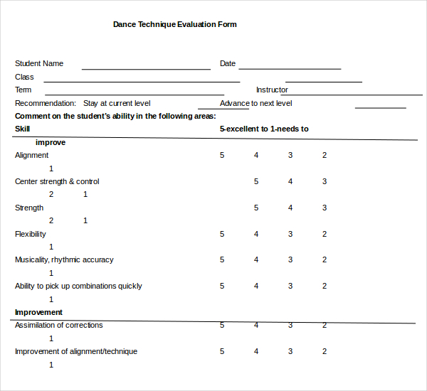 FREE 15+ Student Assessment Form Samples, PDF, MS Word, Google Docs, Excel