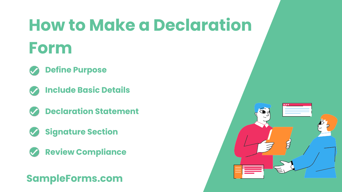FREE 13+ Employee Declaration Form Samples, PDF, MS Word, Google Docs ...