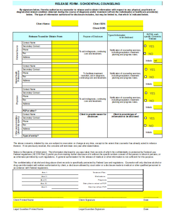 FREE 12+ Sample General Release Forms in PDF | MS Word | Excel