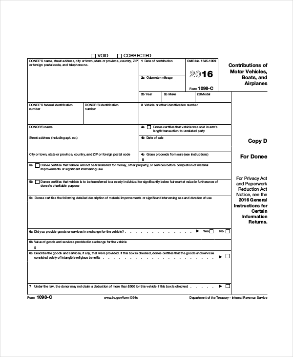 FREE 11+ Vehicle Service Form Samples, PDF, MS Word, Google Docs