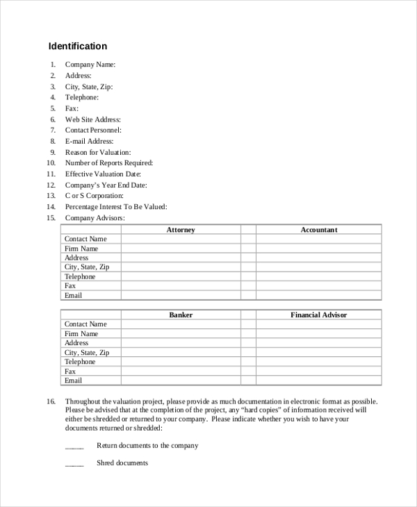 FREE 16+ Questionnaire Survey Form Samples, PDF, MS Word, Google Docs ...