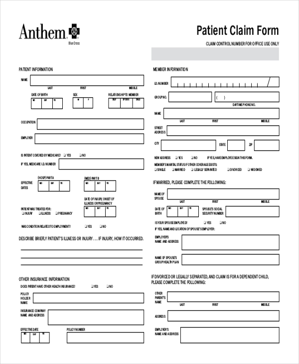 FREE 6+ Sample Medicare Reimbursement Forms in PDF