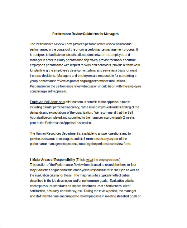 FREE 8+ Retail Appraisal Form Samples in PDF | MS Word