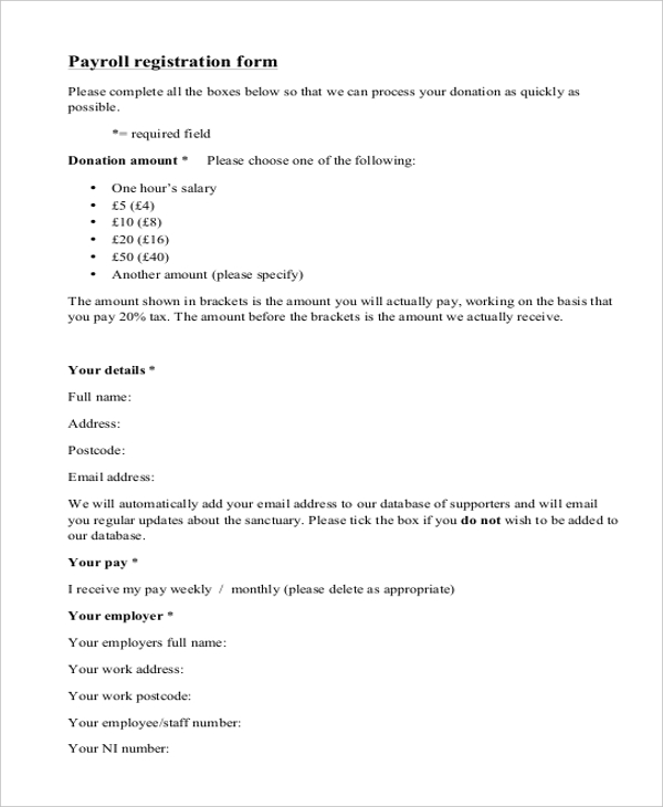 FREE 10+ Sample Payroll Register Forms in PDF | Excel