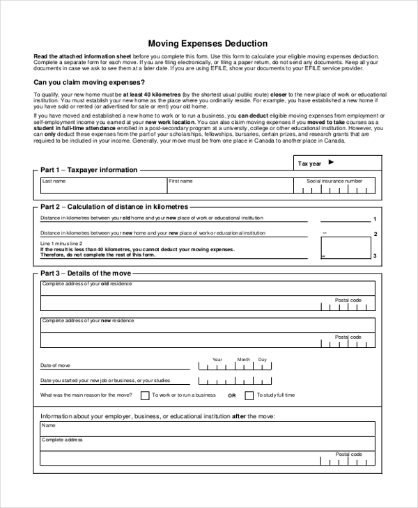 FREE 10+ Sample Business Expense Forms in PDF | MS Word | Excel