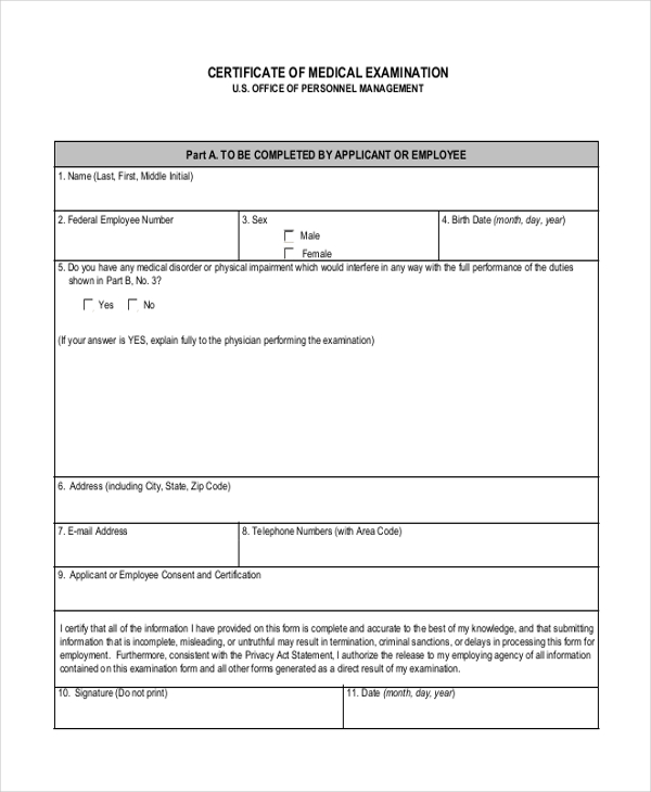 FREE 16+ Physical Examination Form Samples, PDF, MS Word, Google Docs ...