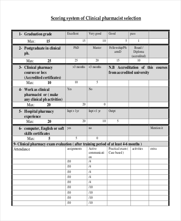 FREE 11+ Sample Pharmacy Job Application Forms in PDF | Word