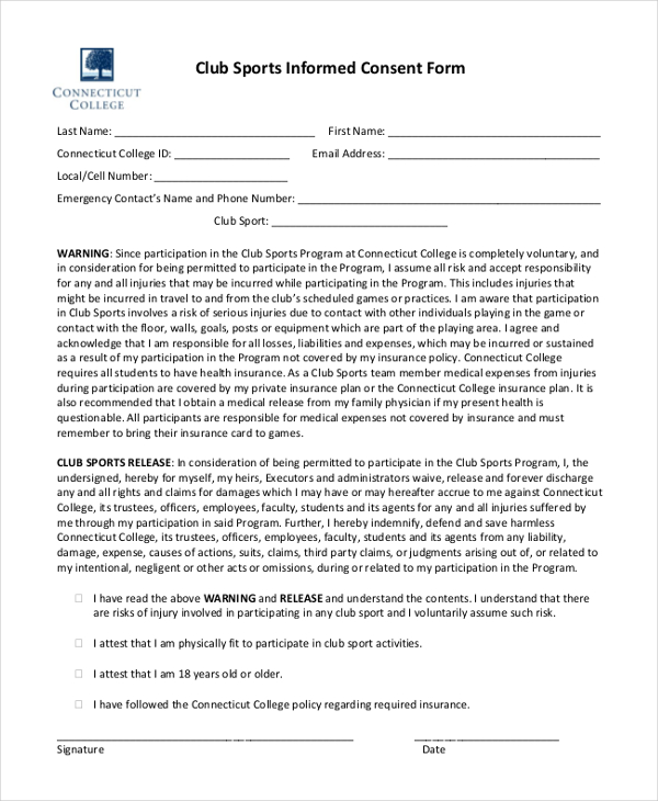 FREE 15+ Informed Consent Form Samples, PDF, MS Word, Google Docs, Excel