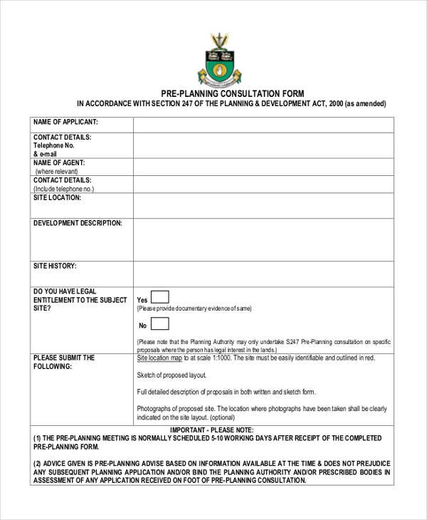 FREE 12+ Sample Event Planning Forms in PDF | Excel | Word