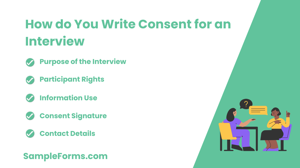 FREE 13+ Interview Consent Form Samples, PDF, MS Word, Google Docs
