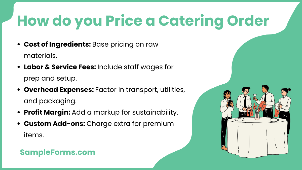 FREE 15+ Catering Order Form Samples, PDF, MS Word, Google Docs, Excel
