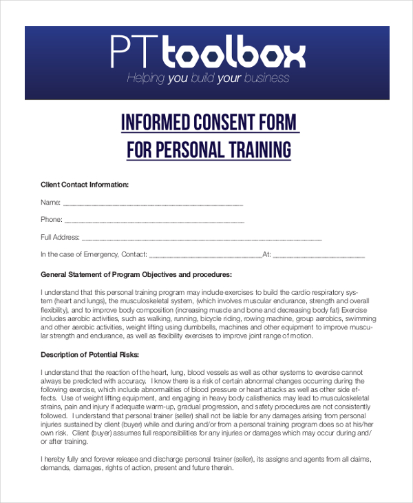 FREE 15+ Informed Consent Form Samples, PDF, MS Word, Google Docs, Excel