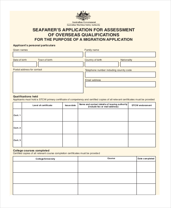 FREE 11+ Sample Skills Assessment Forms in PDF | MS Word | Excel