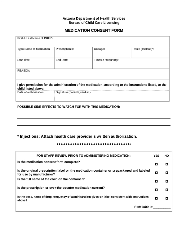 FREE 27+ Sample Consent Forms in PDF | MS Word | Excel
