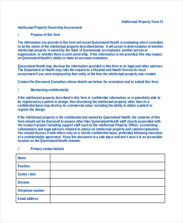 FREE 9+ Sample Property Assessment Forms in PDF | MS Word