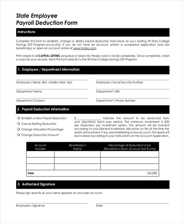 FREE 12+ Sample Employee Payroll Forms in PDF | Excel | Word