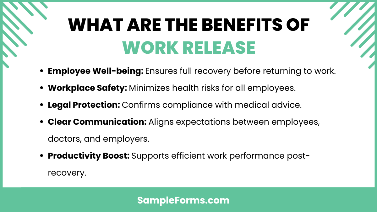 FREE 13+ Work Release Form Samples, PDF, MS Word, Google Docs