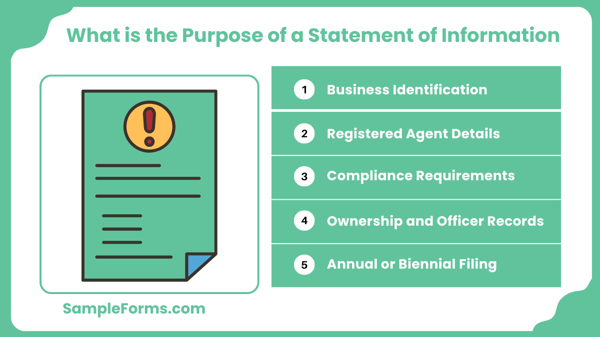 FREE 13+ Statement of Information Form Samples, PDF, MS Word, Google Docs