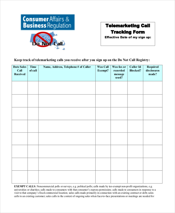 FREE 13+ Sales Tracking Form Samples, PDF, MS Word, Google Docs, Excel