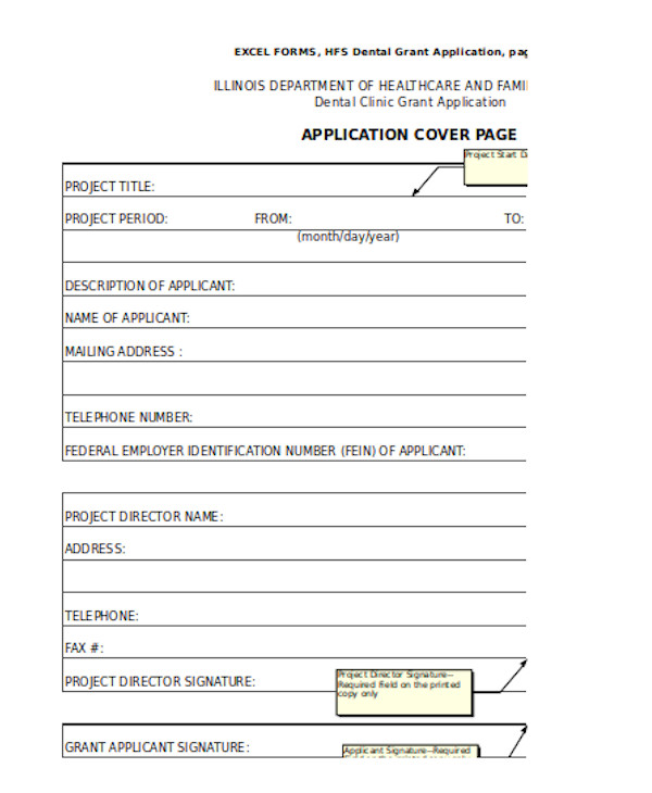 FREE 20+ Grant Application Form Samples, PDF, MS Word, Google Docs, Excel