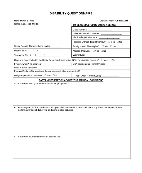 FREE 30+ Questionnaire Form Samples, PDF, MS Word, Google Docs, Excel