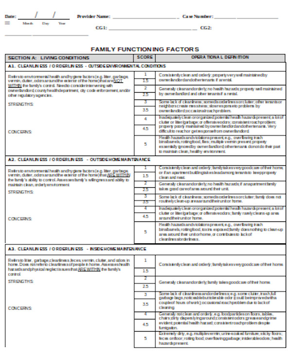 FREE 9+ Sample Insurance Assessment Forms in PDF | Excel | MS Word
