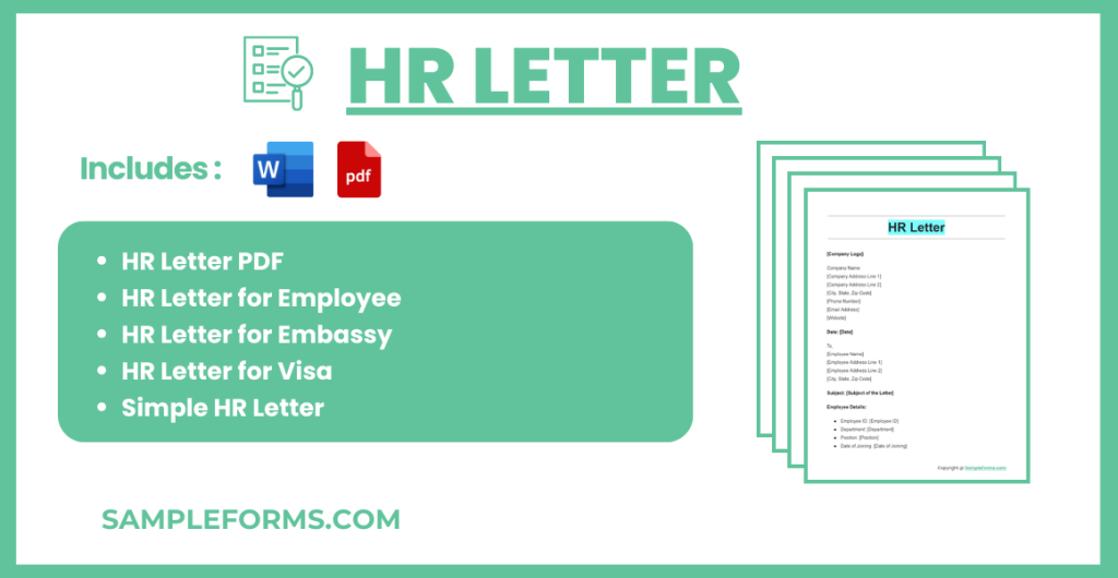 FREE 12+ HR Letter Samples, PDF, MS Word, Google Docs