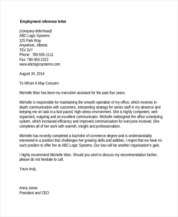 FREE 12+ HR Letter Samples, PDF, MS Word, Google Docs