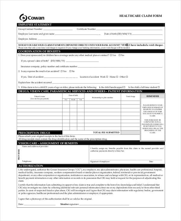 FREE 18+ Sample Health Forms in PDF | MS Word | Excel