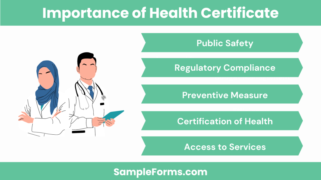 FREE 13+ Health Certificate Form Samples, PDF, MS Word, Google Docs, Excel