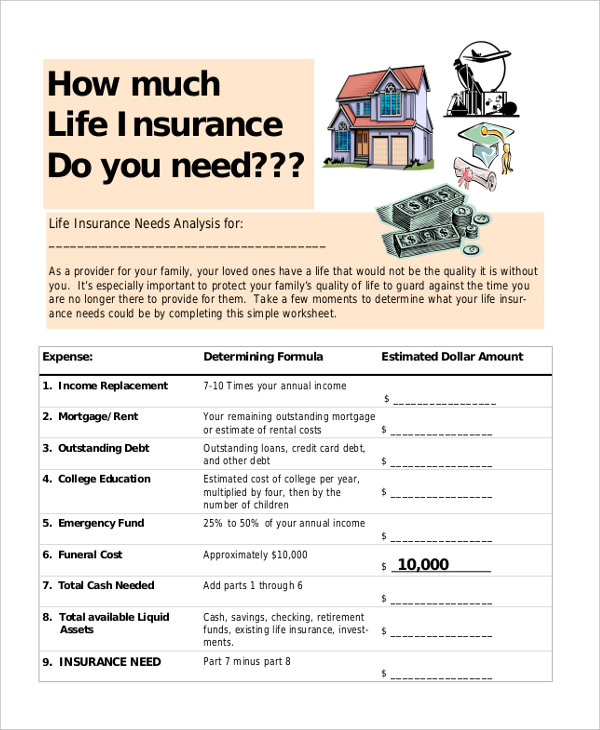 FREE 9+ Sample Insurance Assessment Forms in PDF | Excel | MS Word
