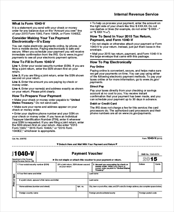 FREE 22+ Sample Tax Forms in PDF | Excel | MS Word