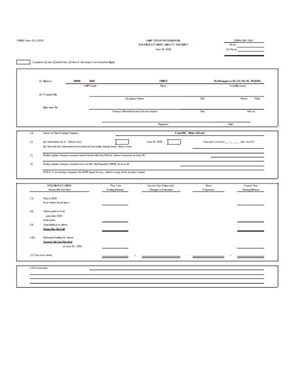FREE 12+ Sample Liability Forms in PDF | Word | Excel