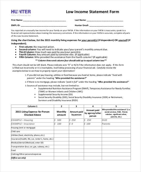 FREE 15+ Sample Income Statement Forms in PDF | MS Word | Excel