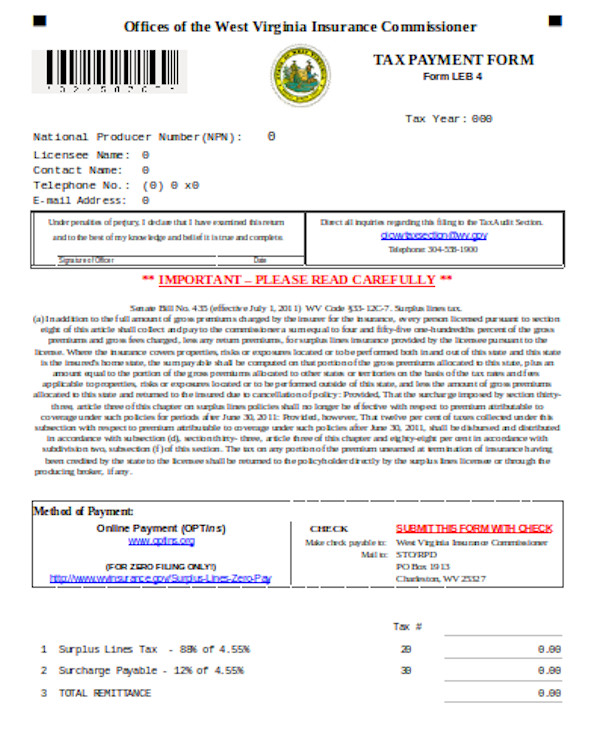 FREE 22+ Sample Tax Forms in PDF | Excel | MS Word