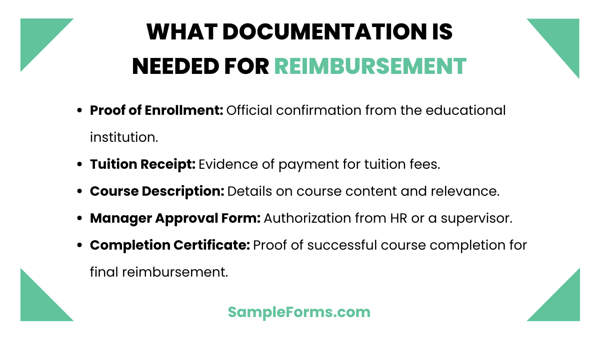 FREE 13+ Tuition Reimbursement Form Samples, PDF, MS Word, Google Docs, Excel