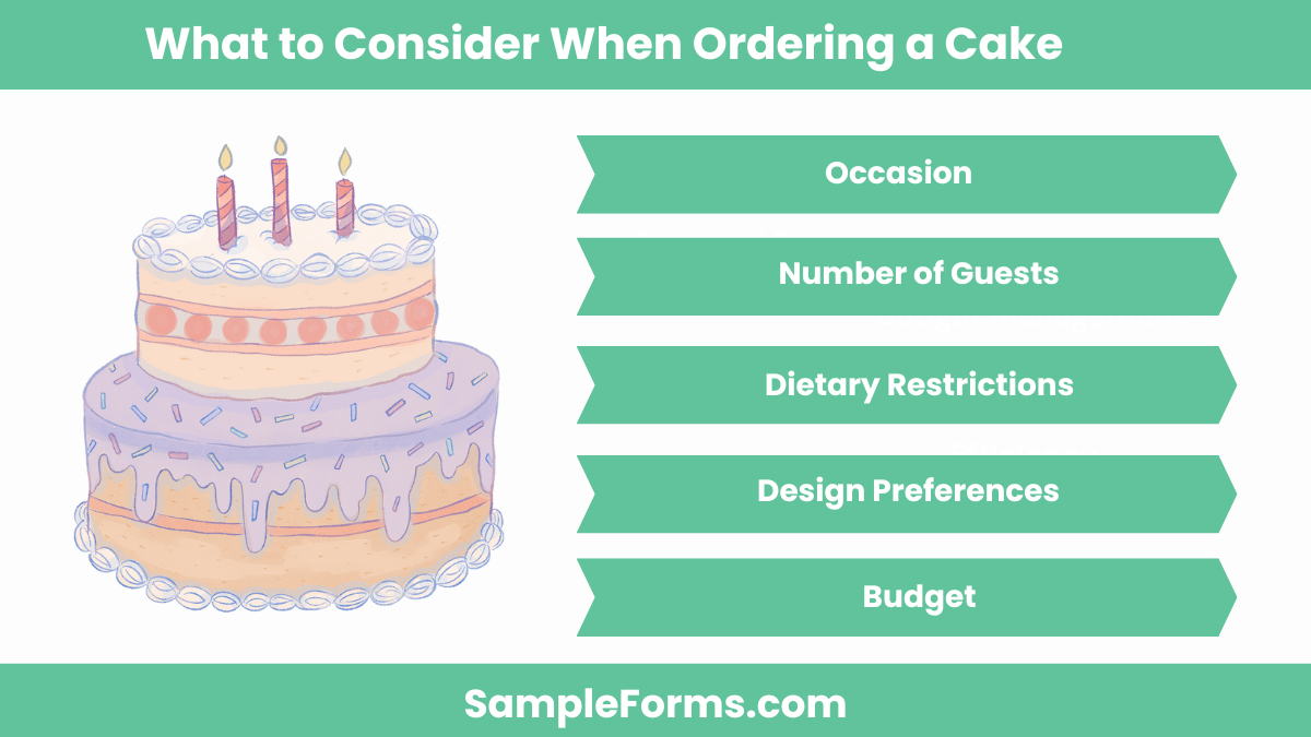 FREE 14+ Cake Order Form Samples, PDF, MS Word, Google Docs, Excel