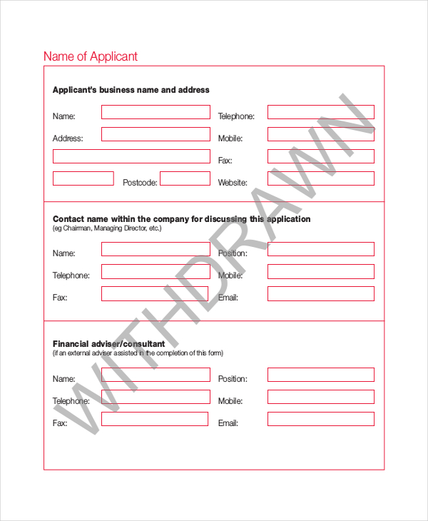 FREE 20+ Grant Application Form Samples, PDF, MS Word, Google Docs, Excel