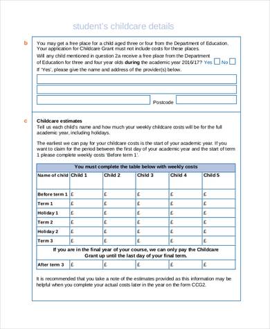 Sample Grant Application Form - 16+ Free Documents in PDF, Word
