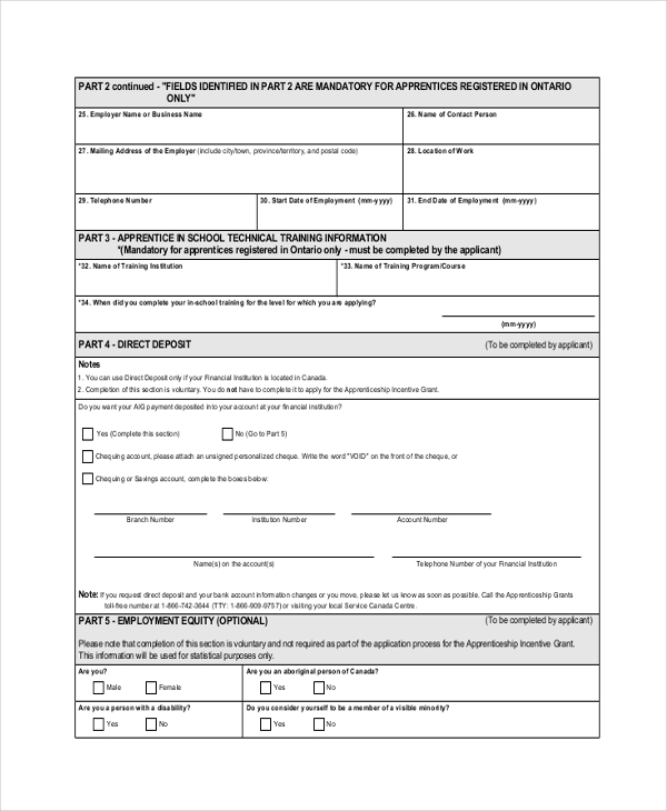 FREE 20+ Grant Application Form Samples, PDF, MS Word, Google Docs, Excel