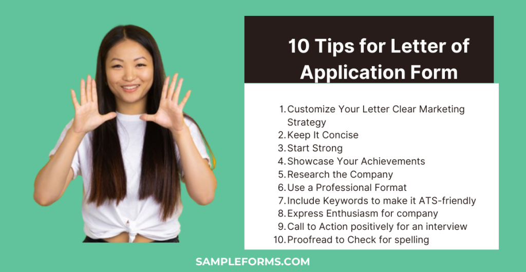 FREE 12+ Letter of Application Form Samples, PDF, MS Word, Google Docs