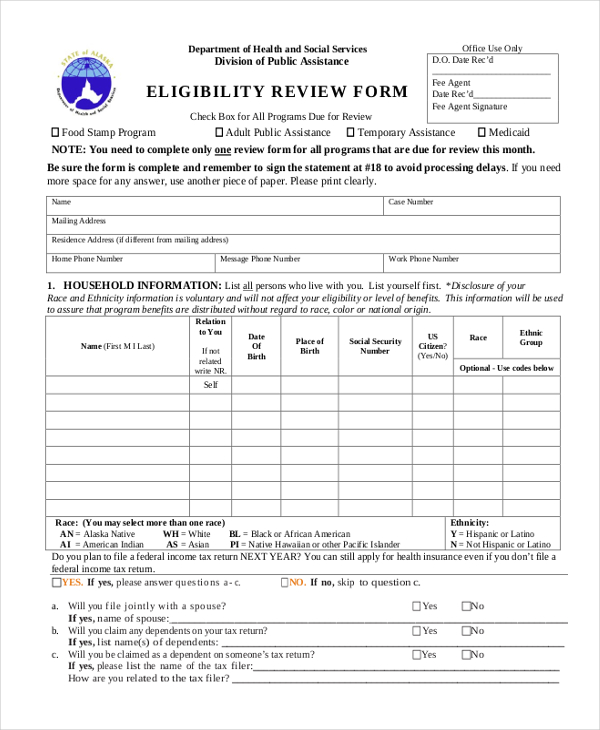 FREE 19+ Sample Review Forms in PDF | MS Word | Excel