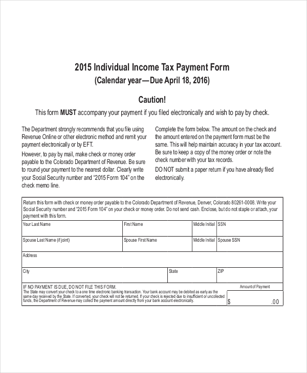 FREE 9+ Sample Federal Tax Forms in PDF | MS Word