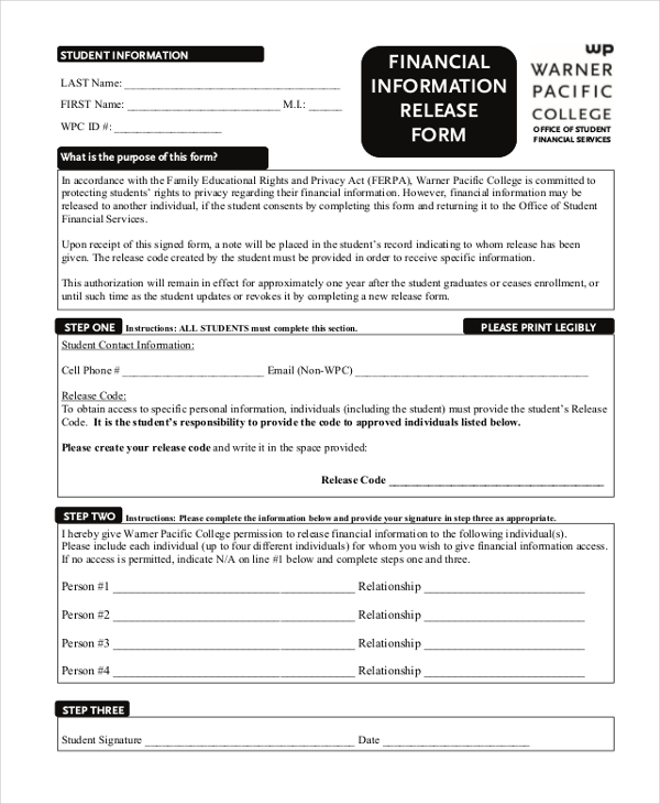 FREE 18+ Sample Financial Forms in PDF | MS Word | Excel
