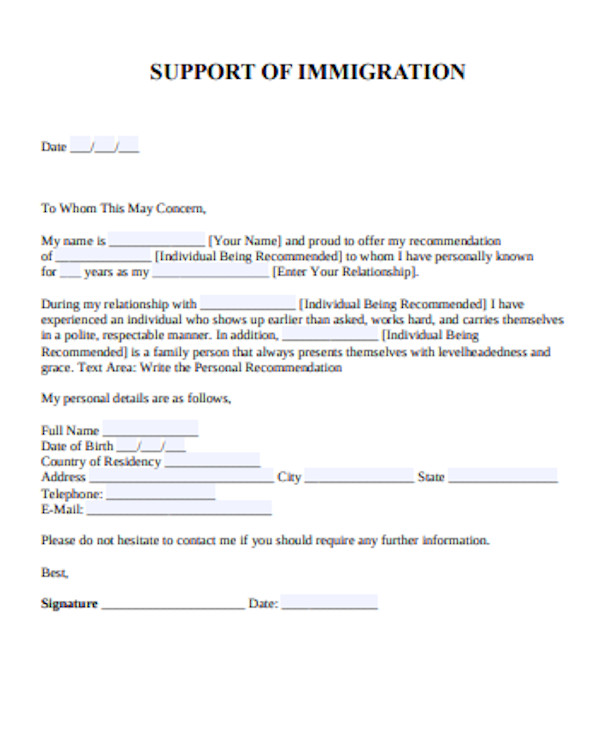 FREE 10+ Sample Character Reference Letters in MS Word | PDF