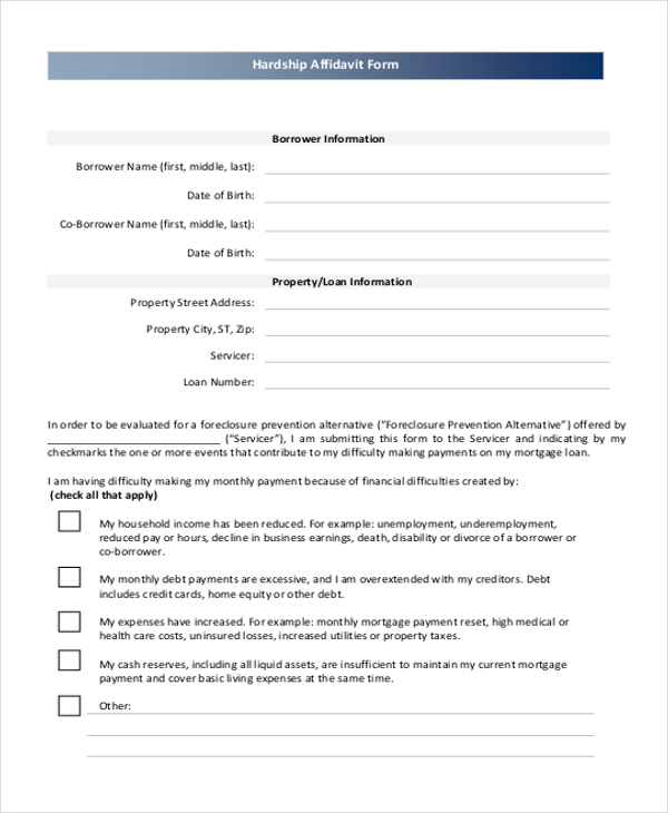 FREE 12+ Affidavit Forms and Samples in PDF | Excel | MS Word