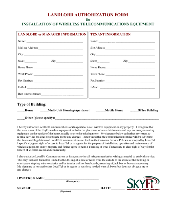 FREE 18+ Sample Landlord Forms in PDF | MS Word