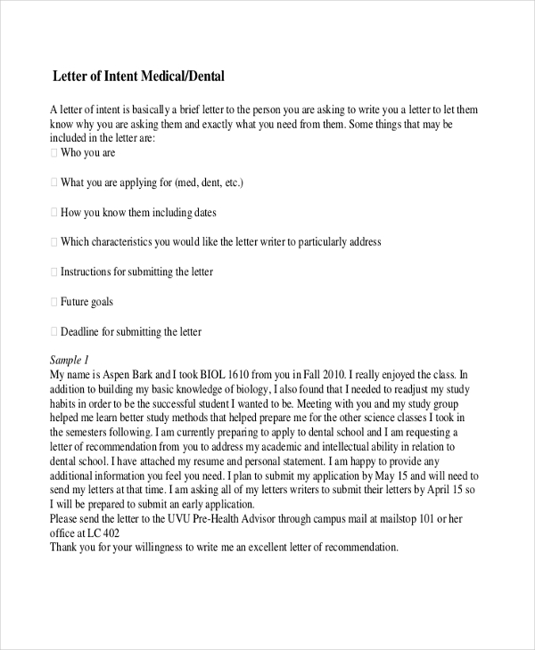 FREE 11+ Letter of Intent Samples in MS Word | PDF | Excel