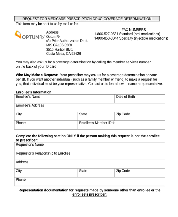 FREE 10+ Sample Medicare Forms in PDF | MS Word