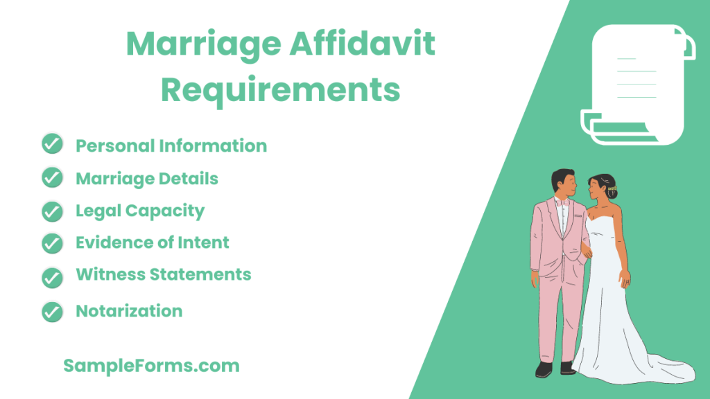 FREE 14+ Affidavit Form For Marriage Samples, PDF, MS Word, Google Docs